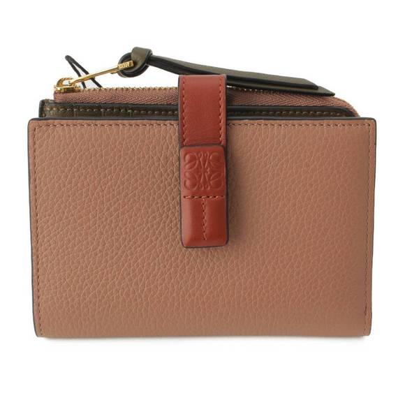 Loewe | Bags | Loewe Slim Salmon Bifold Wallet Zip Pink | Poshmark